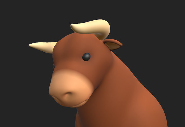 modelo 3d Toro de dibujos animados - TurboSquid 1520366