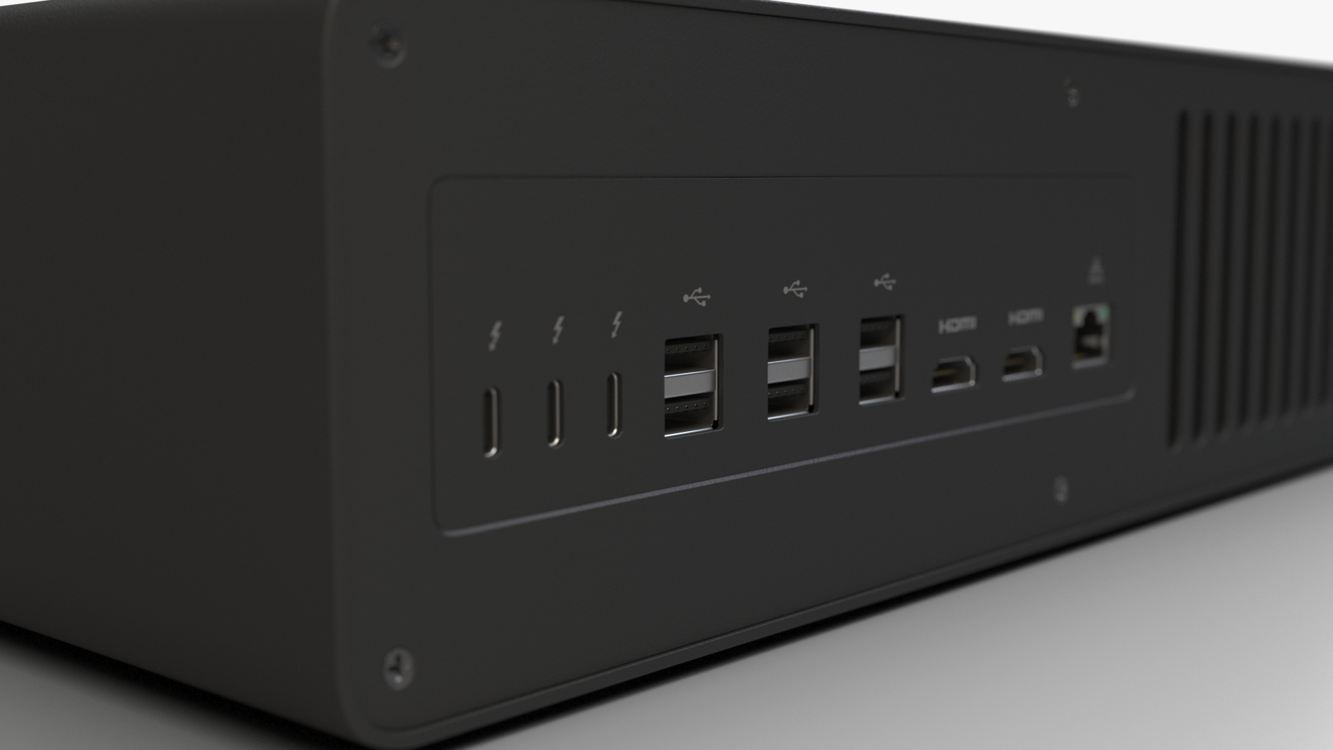 3D generic slim desktop pc model - TurboSquid 1520360