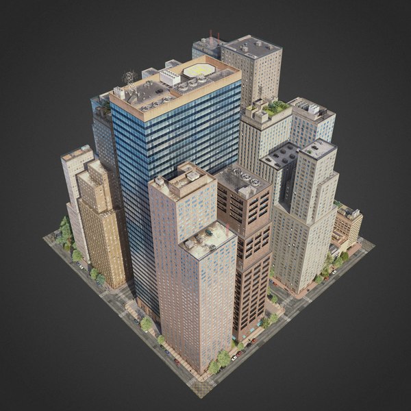 Free Low Poly 3D City Models | TurboSquid