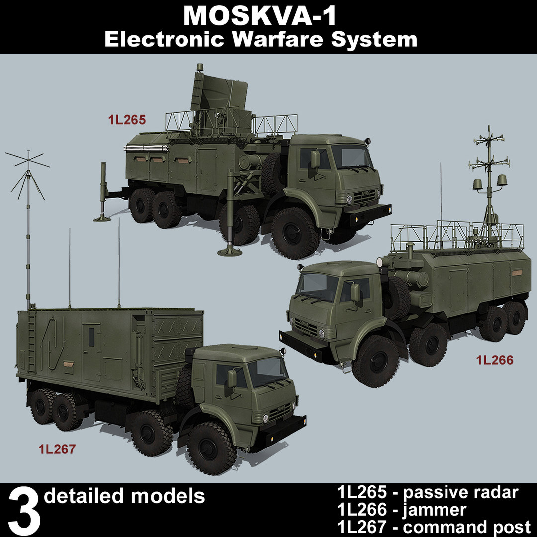 3D model moskva-1 russian electronic - TurboSquid 1520598
