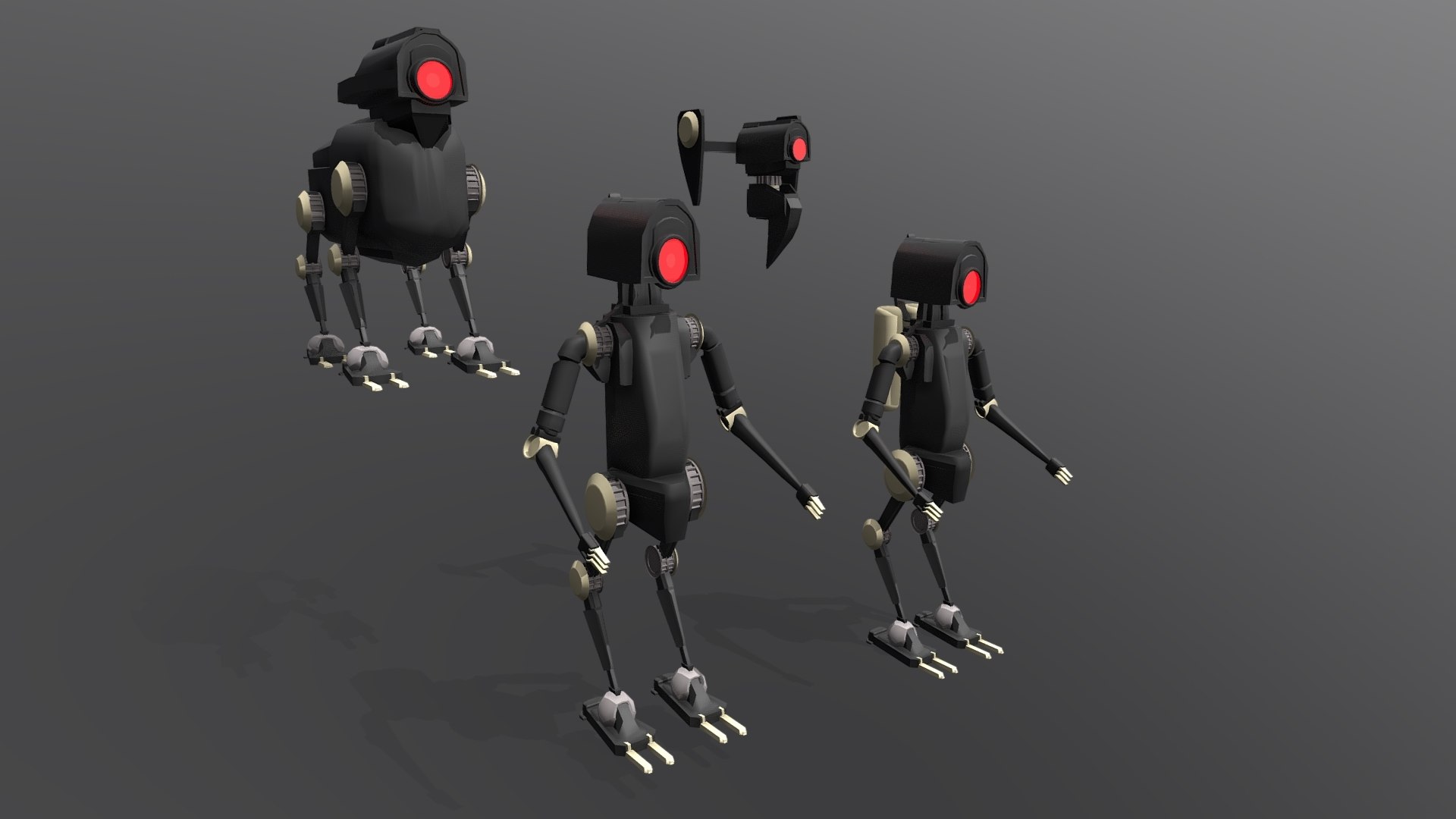 3D robot asset pack model - TurboSquid 1520642