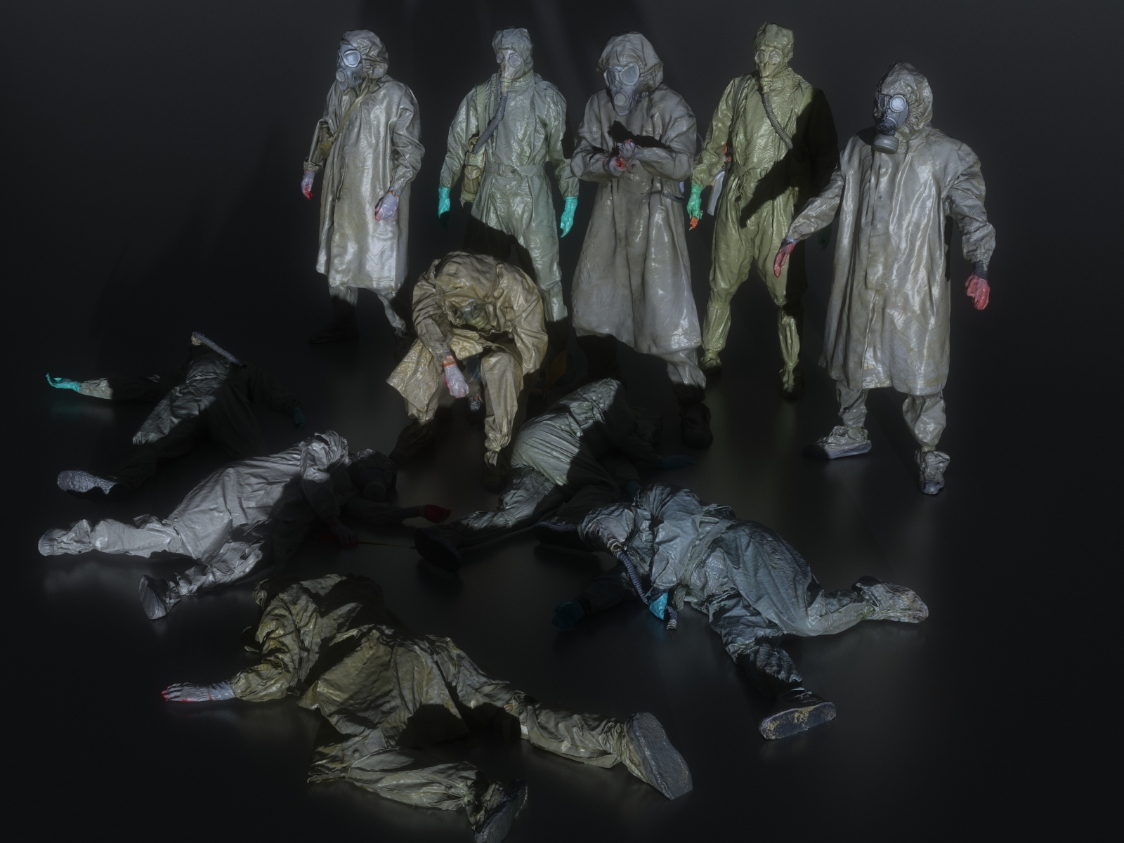 Dead chemical attack pack 3D model - TurboSquid 1520617