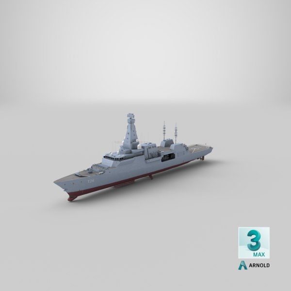 Type 26 frigate 3D model - TurboSquid 1222446