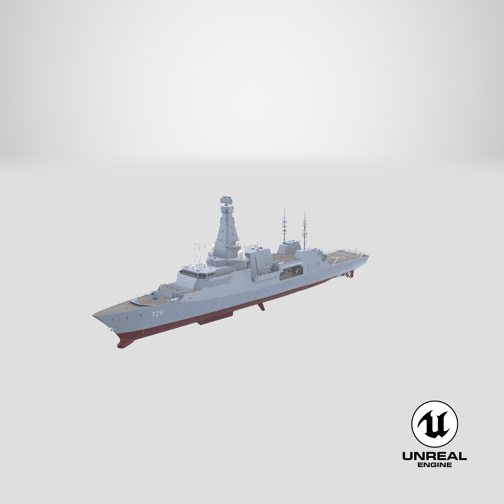 Type 26 frigate 3D model - TurboSquid 1222446