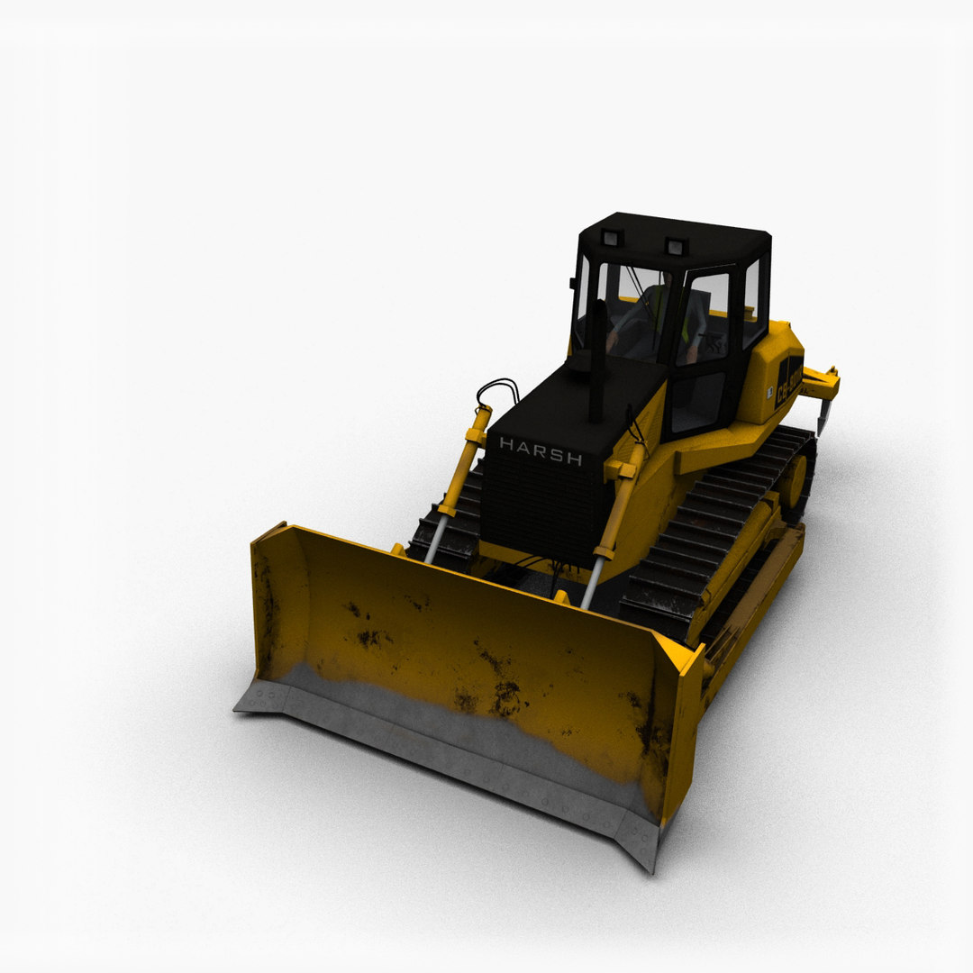3D model crawler bulldozer dozer - TurboSquid 1520767