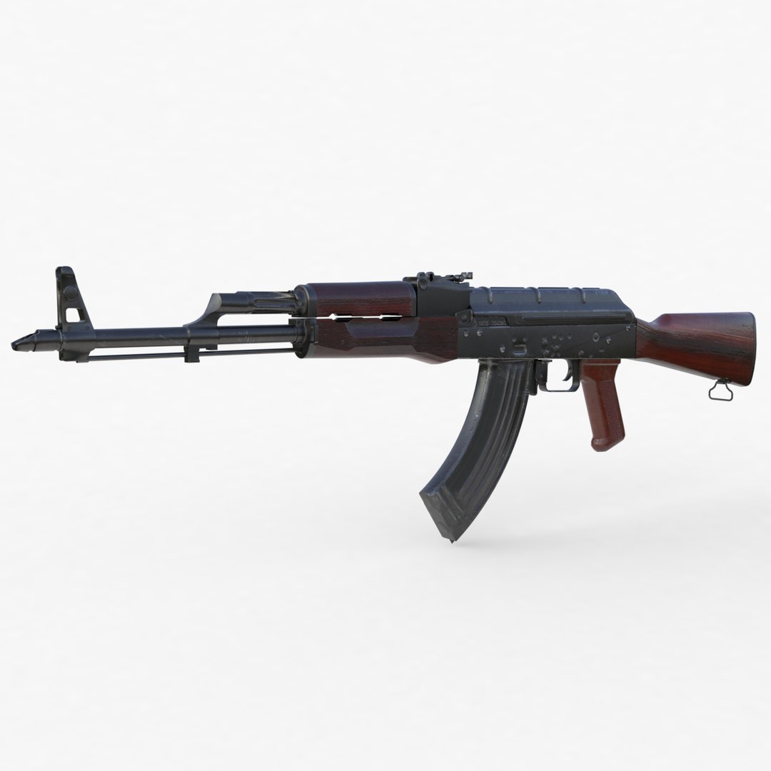 Akm assault rifle 3D model - TurboSquid 1520937
