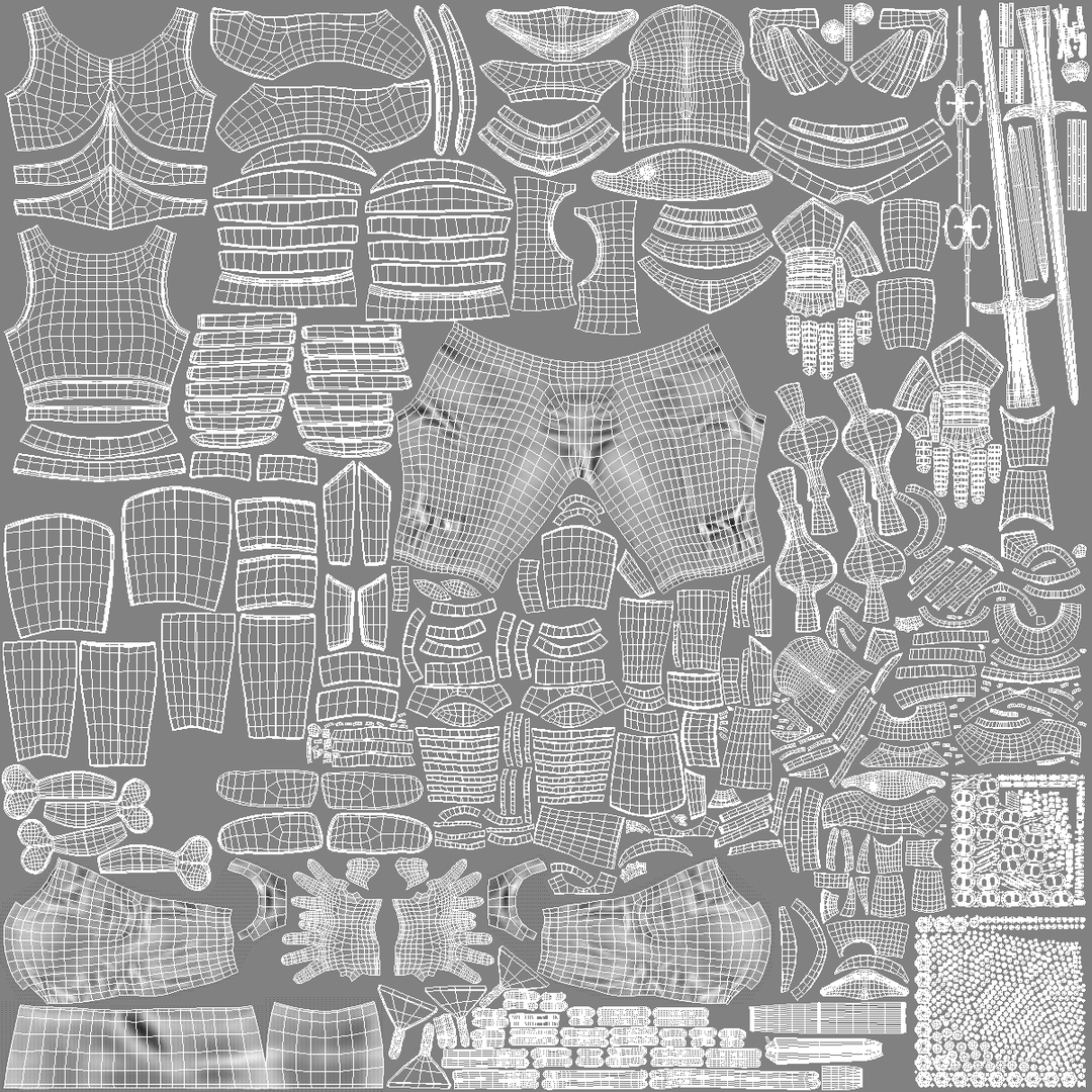 Medieval knight plate armor 3D model - TurboSquid 1521097