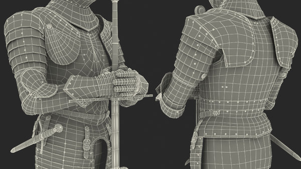 Medieval knight plate armor 3D model - TurboSquid 1521097