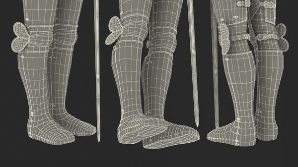 Medieval knight plate armor 3D model - TurboSquid 1521097