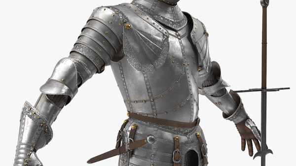 Medieval knight plate armor 3D model - TurboSquid 1521107