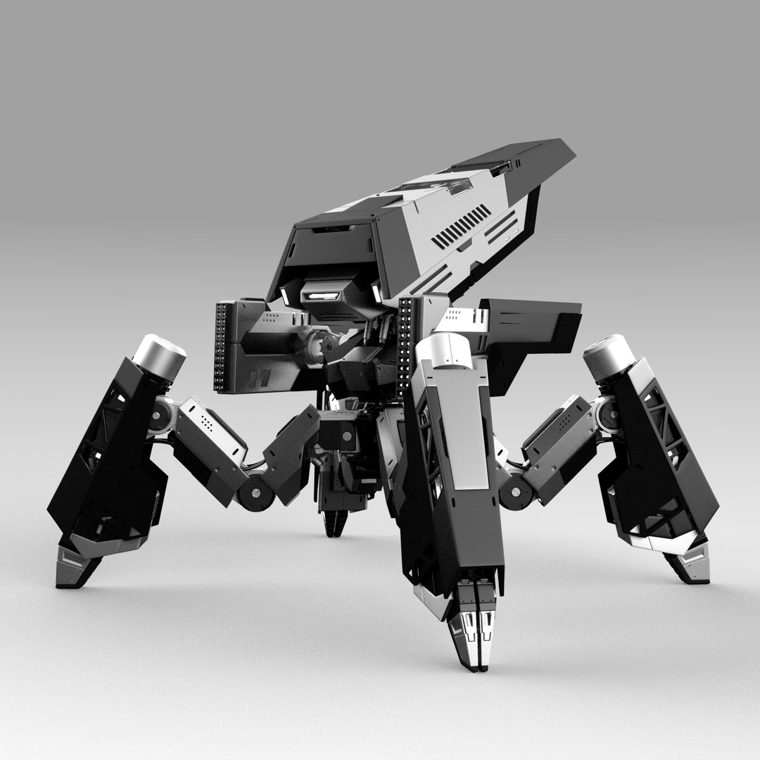 Robot Quadbot 102f 3d Model Turbosquid 1521023