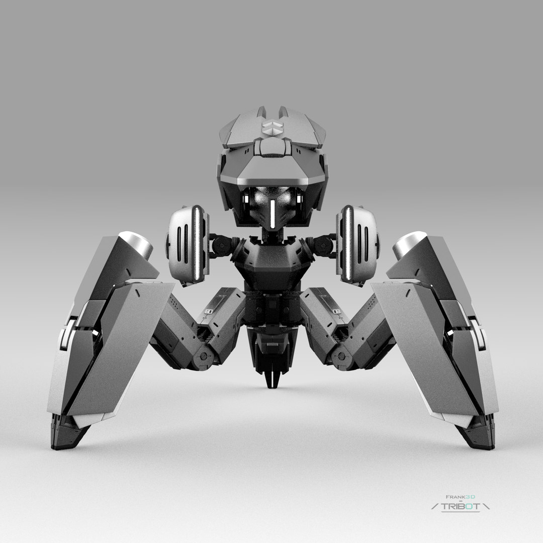 Robot tribot 202f model - TurboSquid 1521034