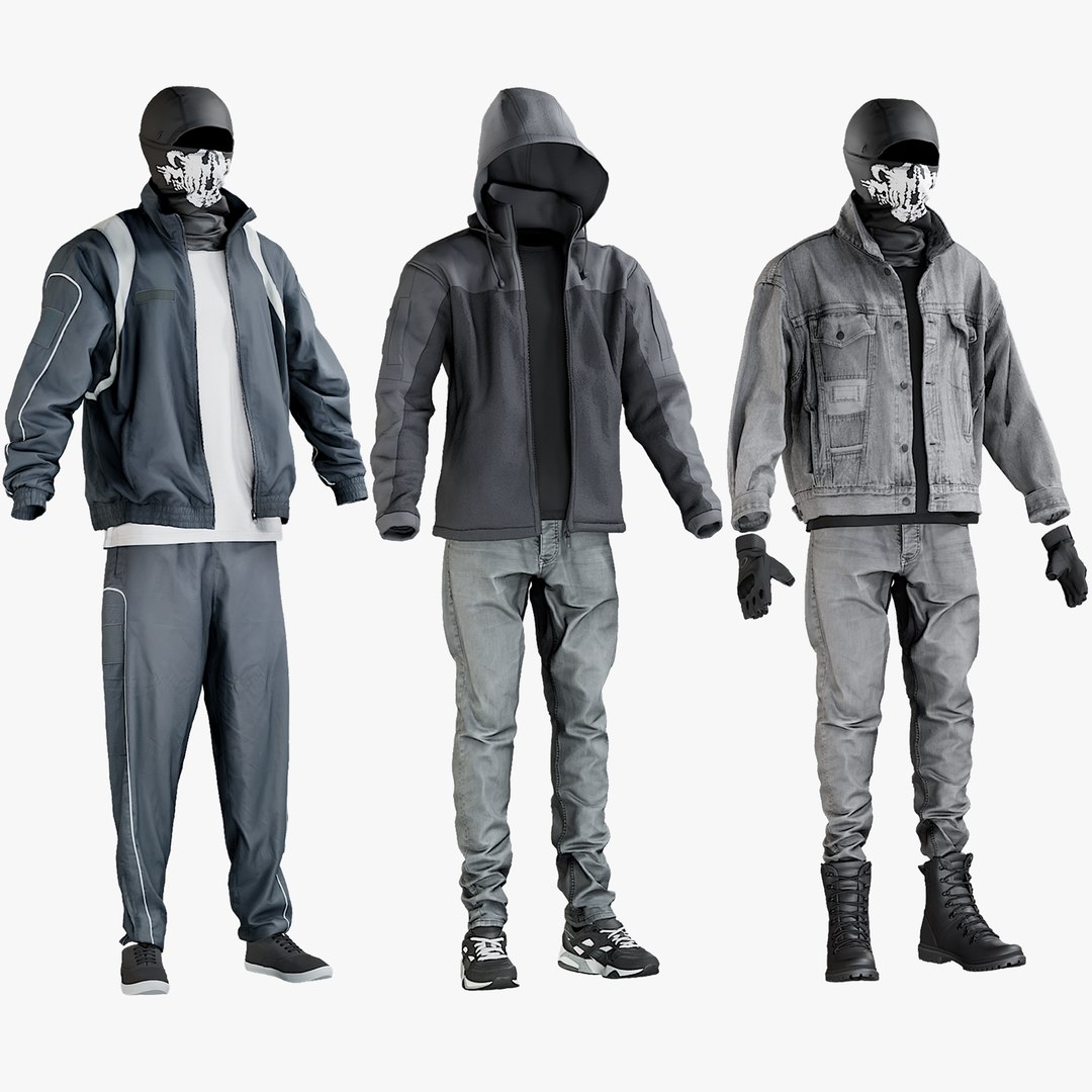 3D realistic terrorist clothing 1 - TurboSquid 1521109