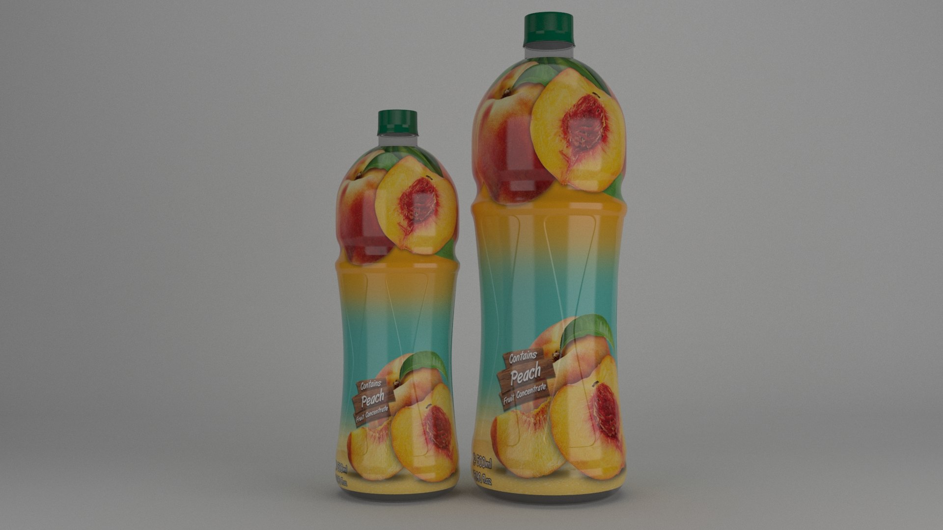 Juice bottle 3D model - TurboSquid 1521165