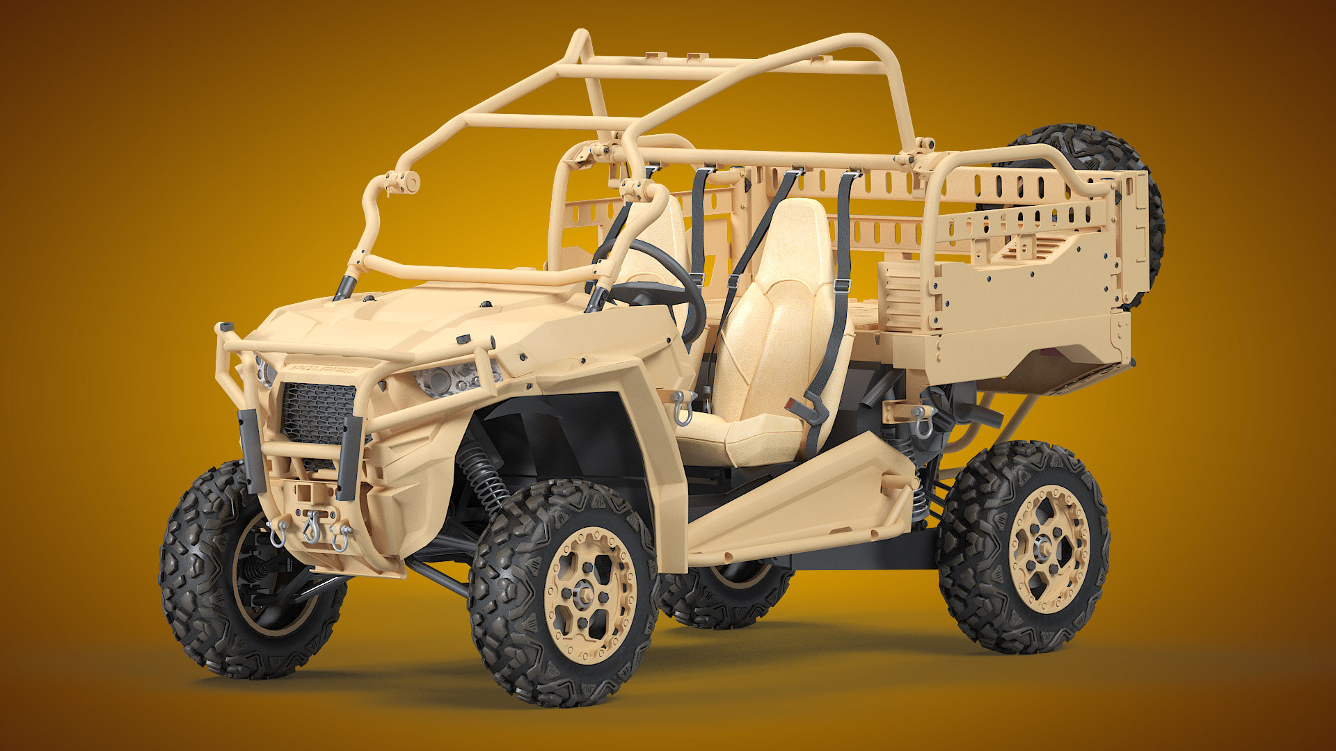 3D model polaris mrzr 2 - TurboSquid 1521163
