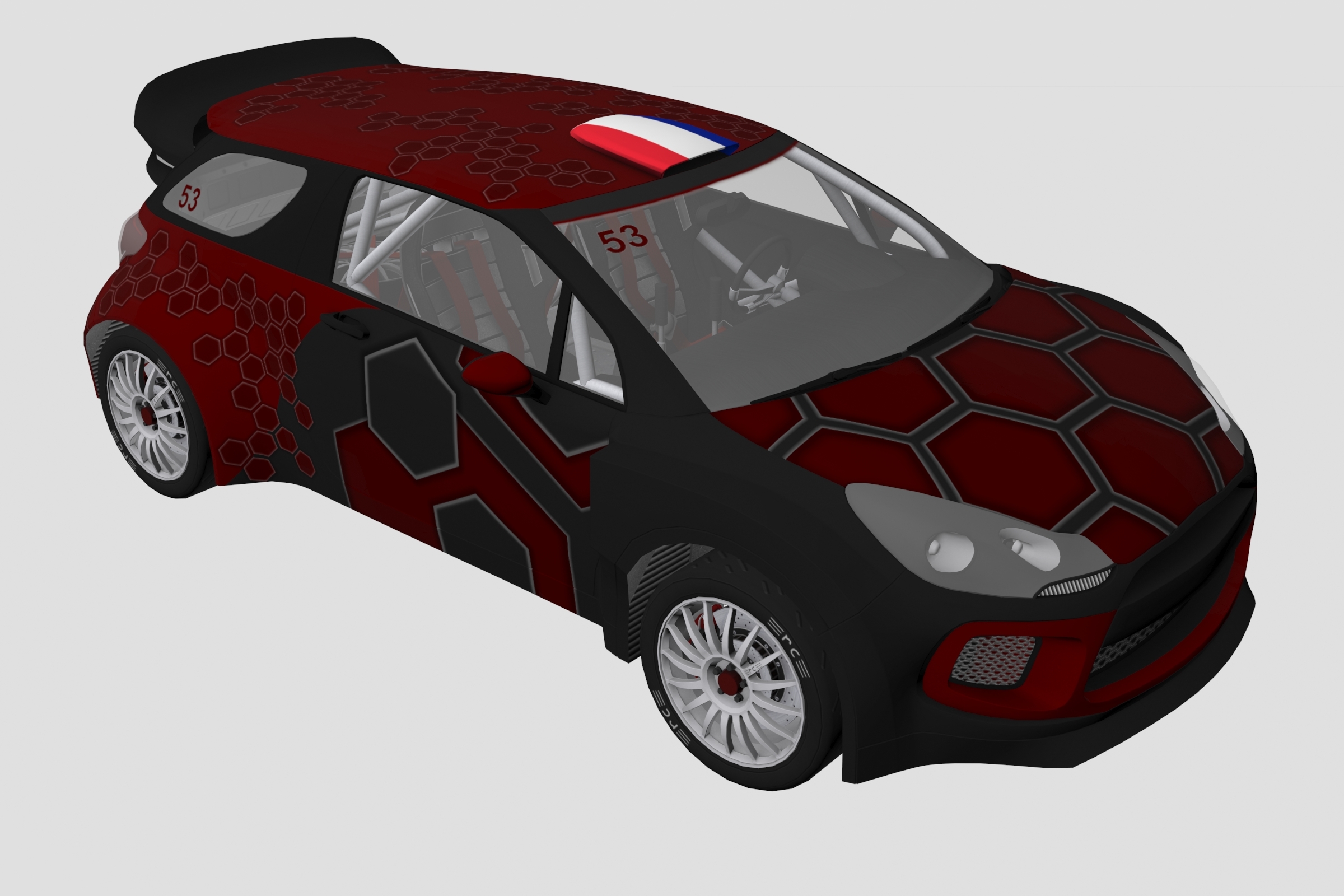 modelo 3d coche de rally de diseño personalizado 01 - TurboSquid 1521193