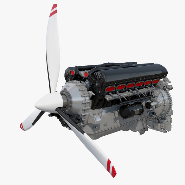V12 Piston Aero Engine Modelo 3D - TurboSquid 1521266