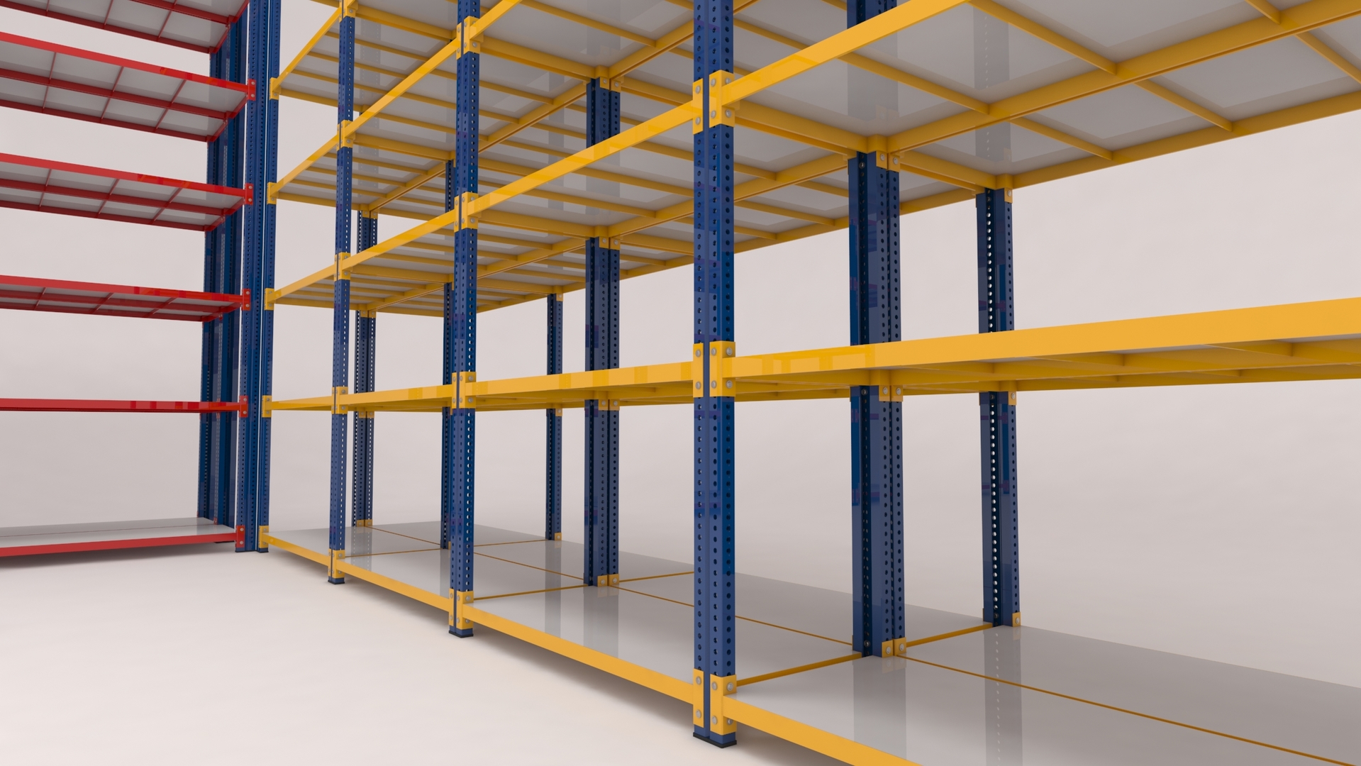 3D shelf factories warehouses stores - TurboSquid 1521268