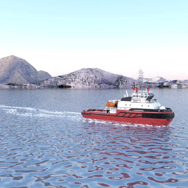 3D rescue tug boat - TurboSquid 1521388