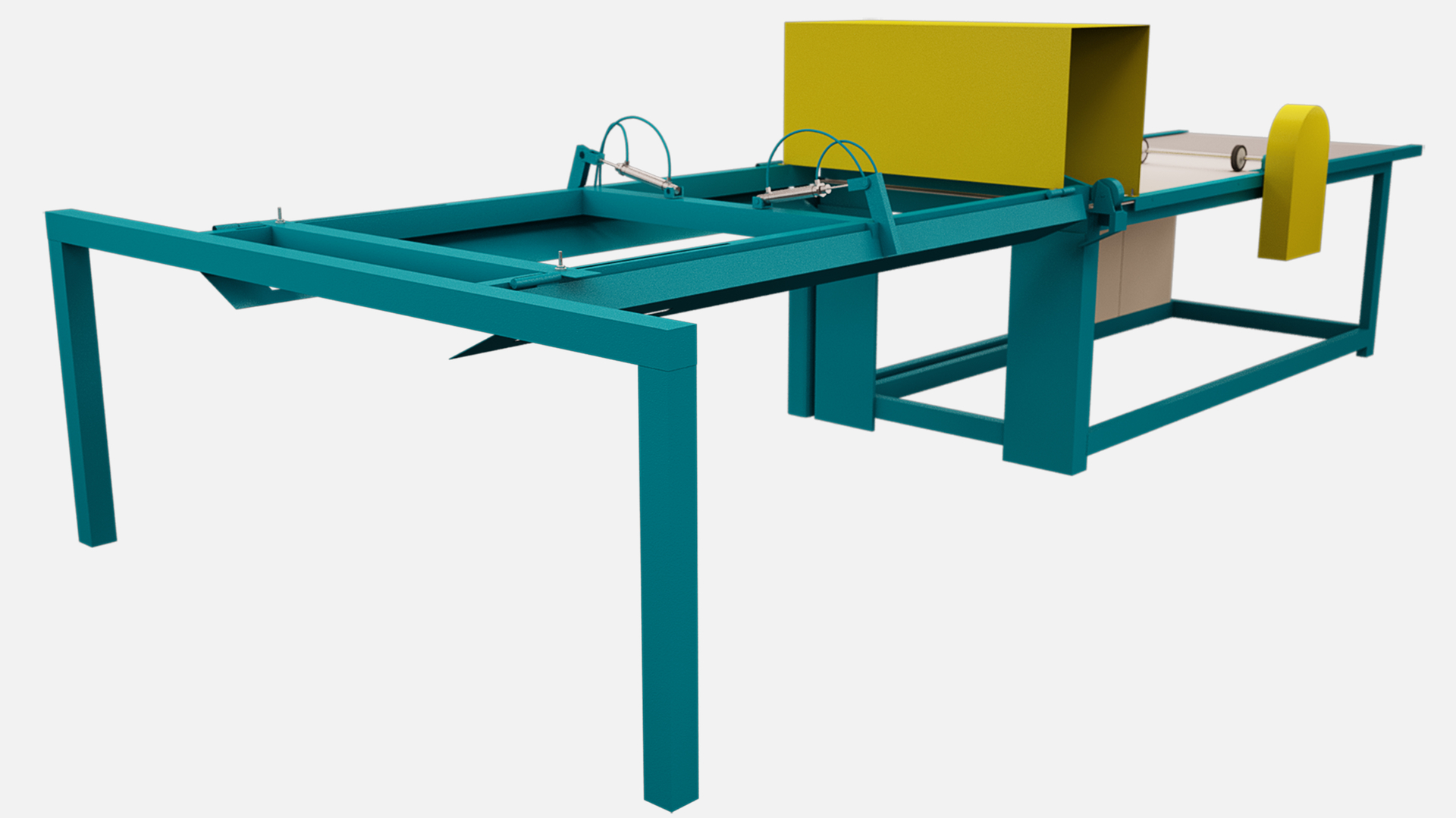 3D roll split machine - TurboSquid 1521474