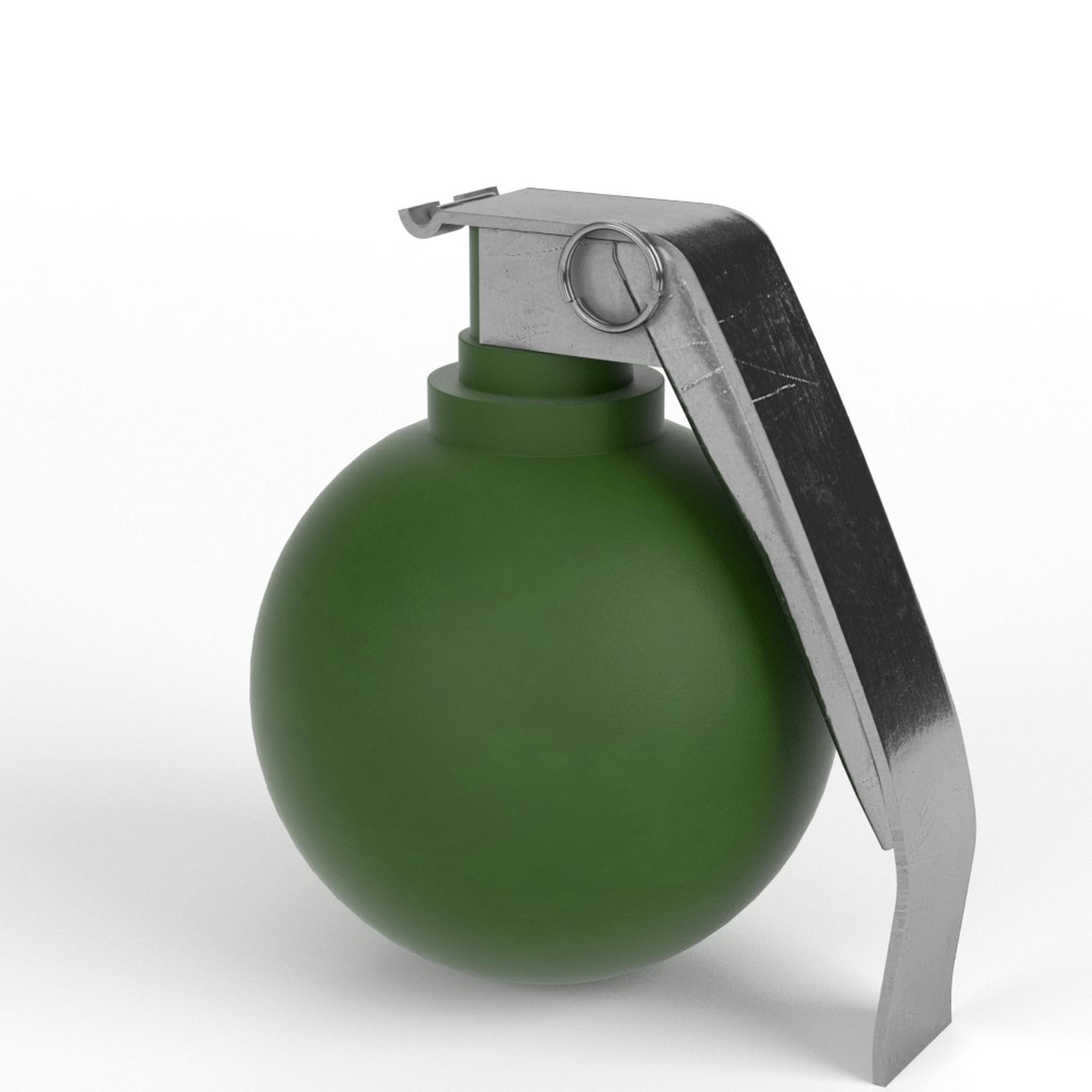 m67 fragmentation hand grenade 3d max