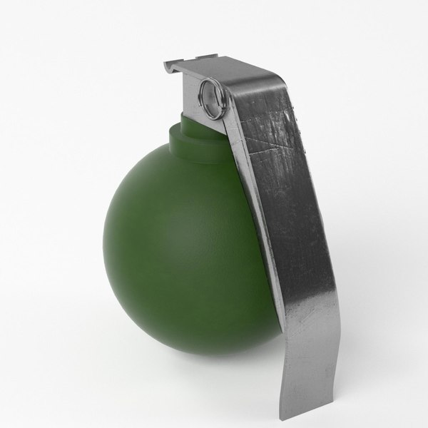 m67 fragmentation hand grenade 3d max