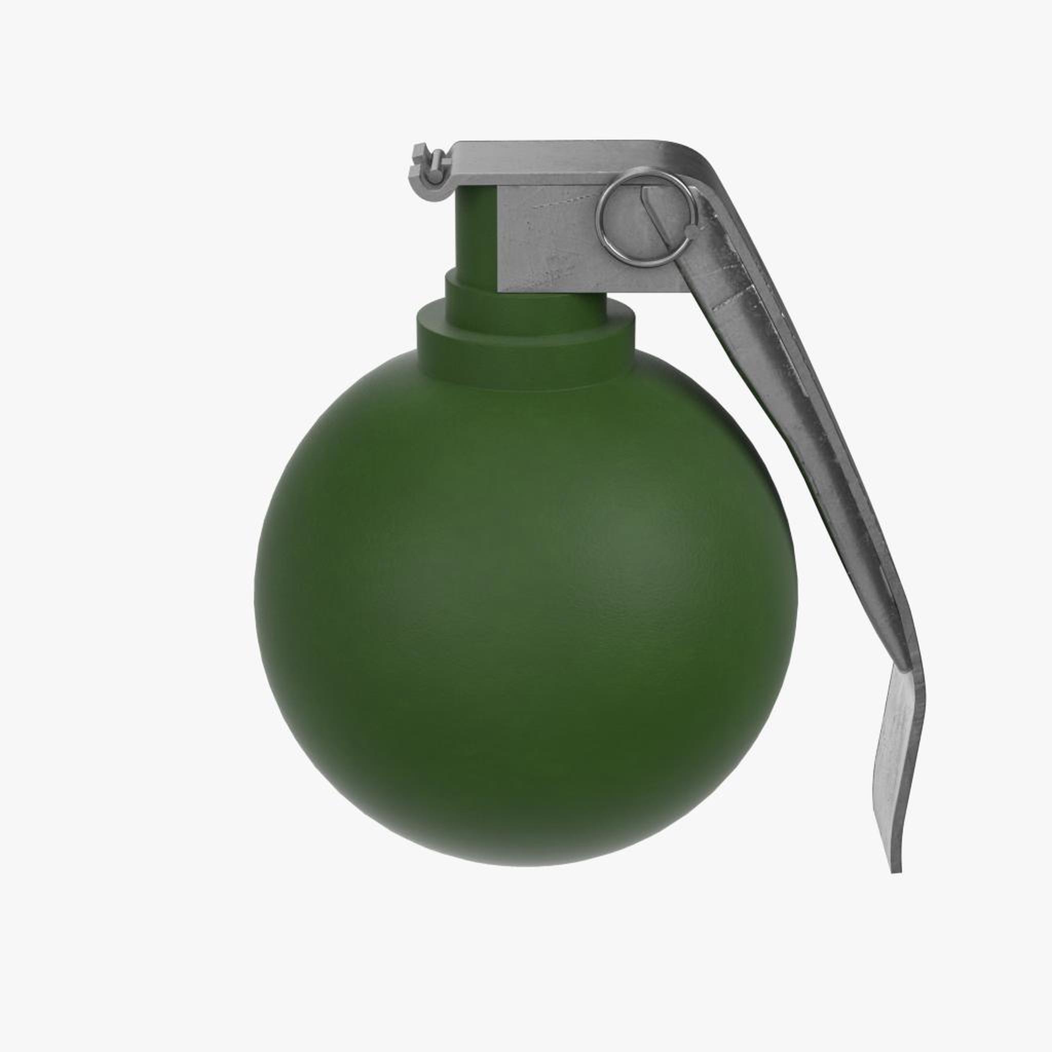 m67 fragmentation hand grenade 3d max