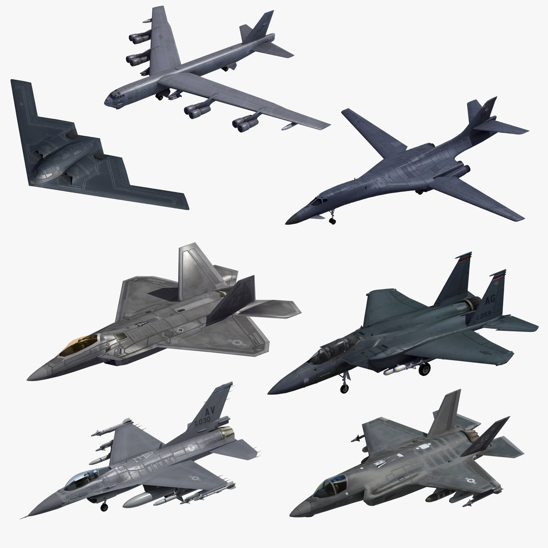 Military air force model - TurboSquid 1521522