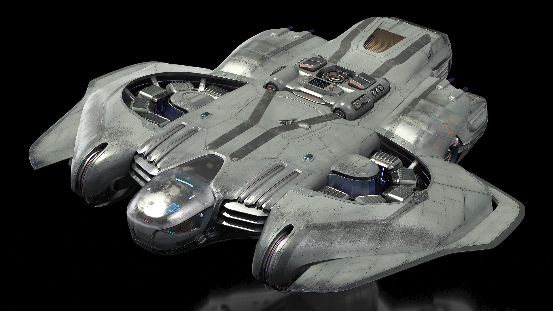 Sci-fi dropship drop 3D model - TurboSquid 1521647