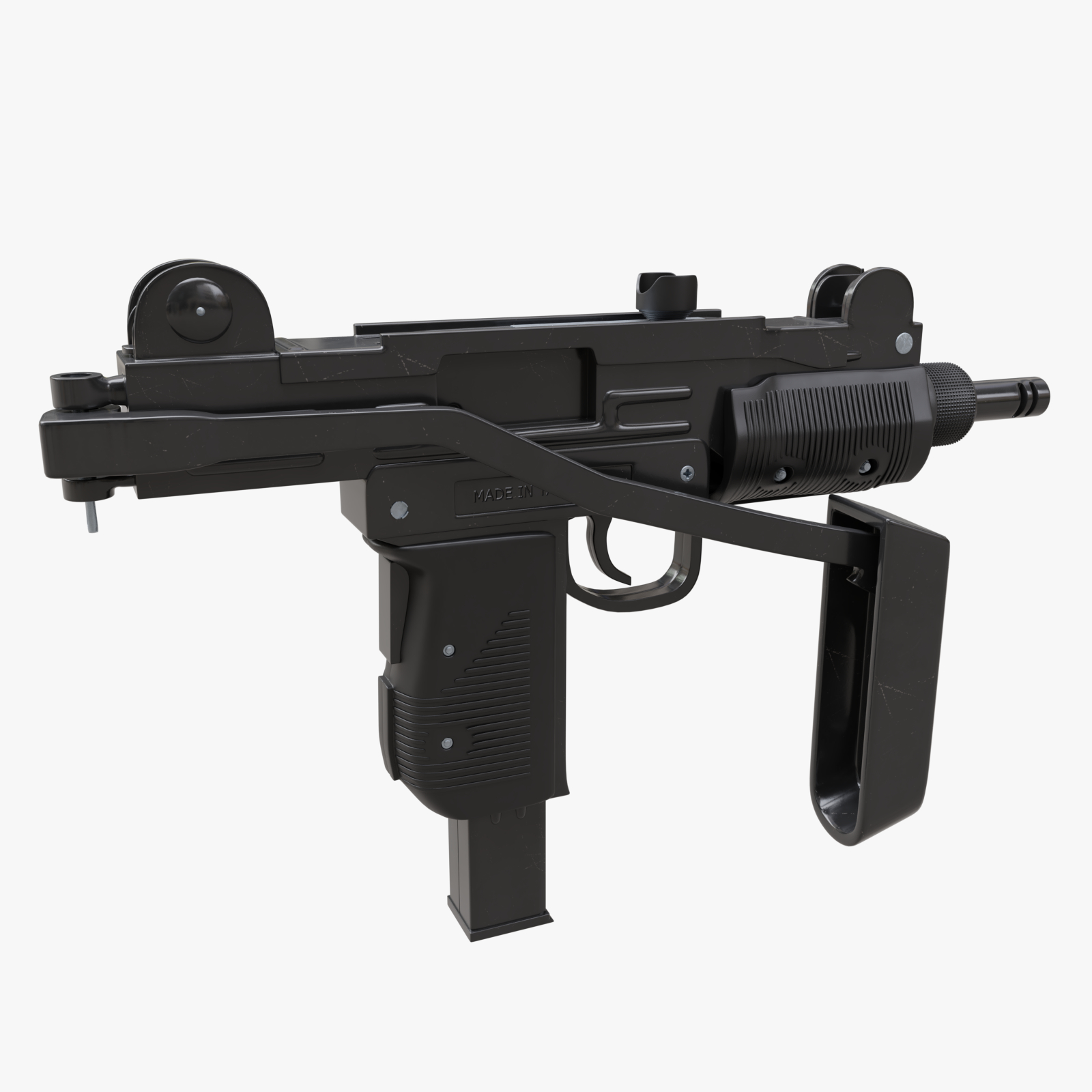 modelo 3d Subfusil UZI - TurboSquid 1521681