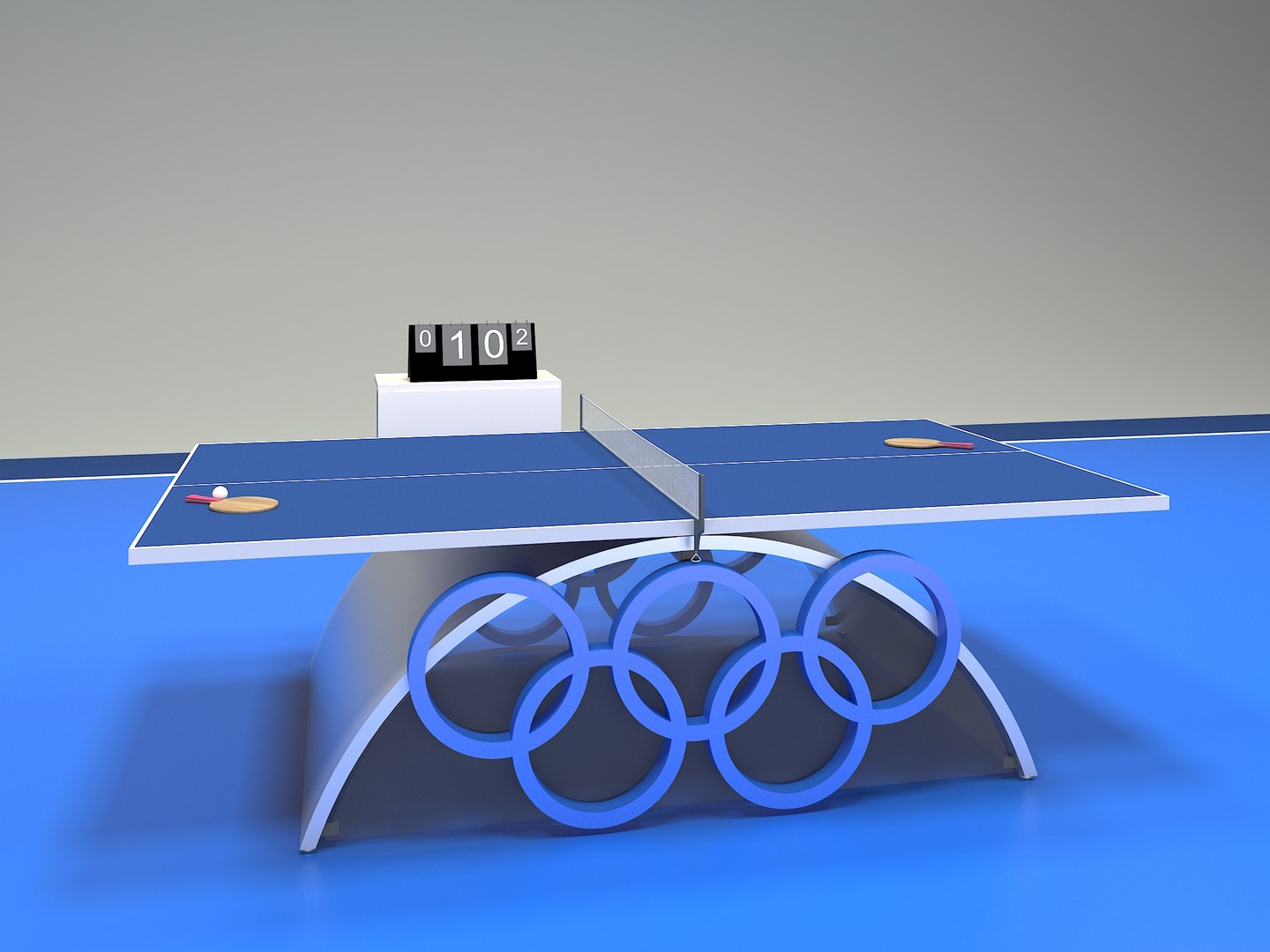 Table tennis 3D model - TurboSquid 1521719