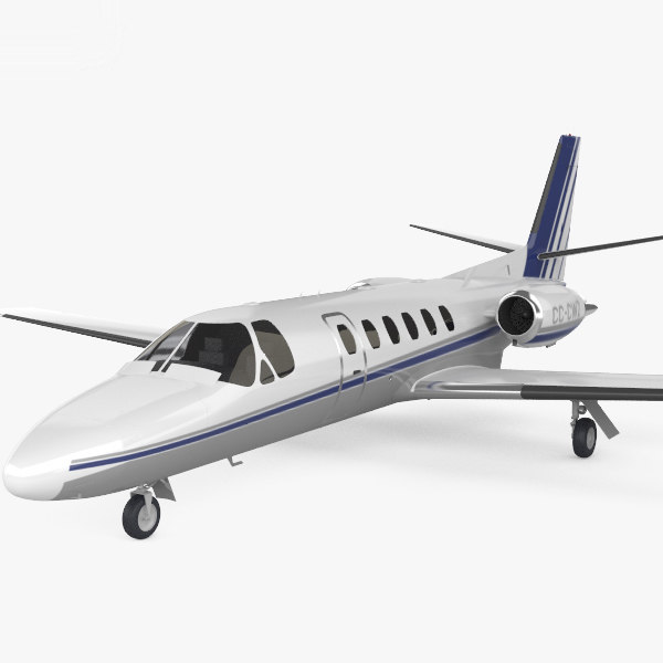 3D model cessna ii citation - TurboSquid 1521788