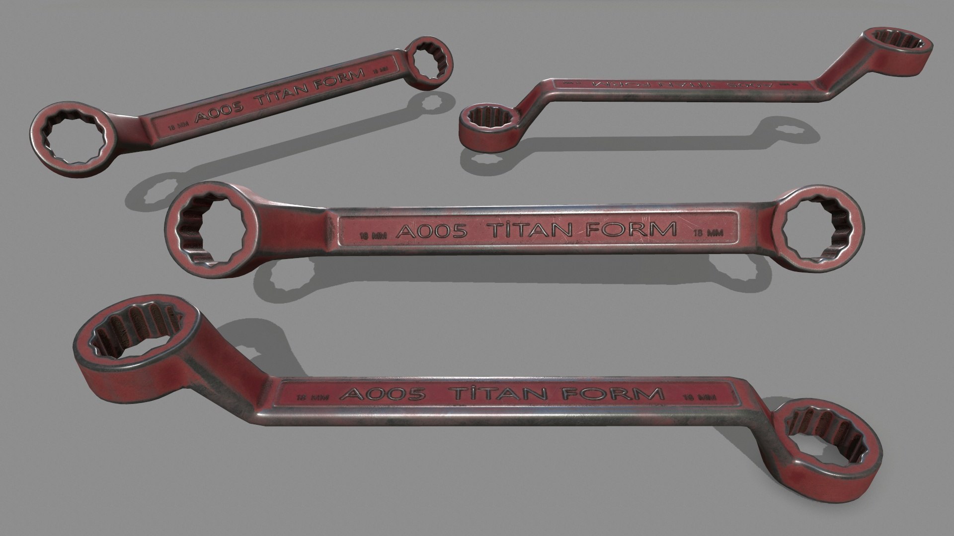Wrench 3D model - TurboSquid 1521796