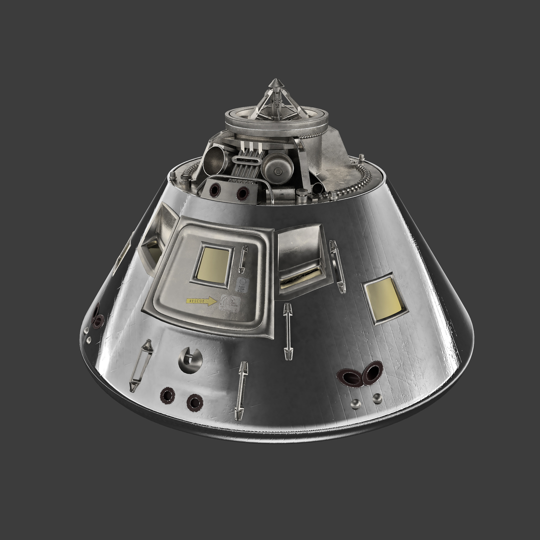 3D model apollo space capsule - TurboSquid 1521808