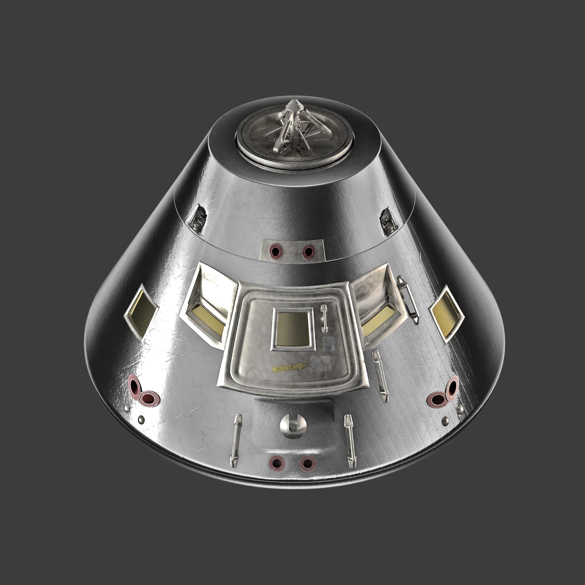 3D model apollo space capsule - TurboSquid 1521808