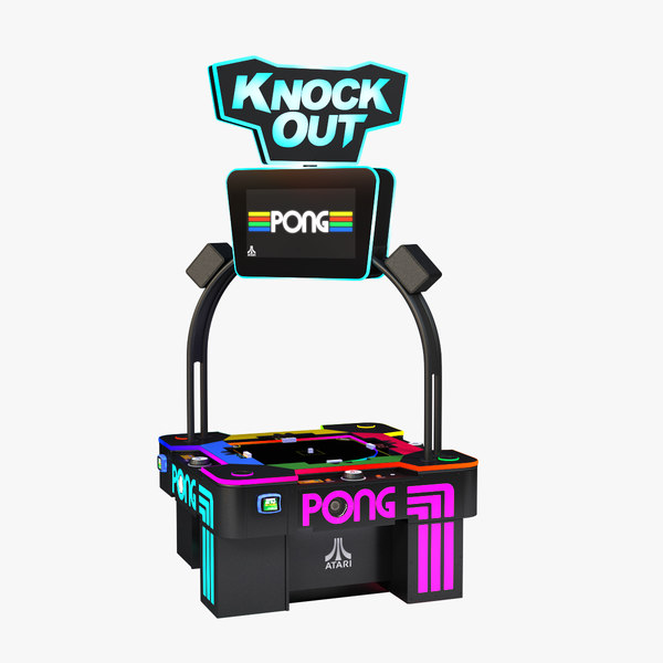 Pong Knock Out Arcade Machine Modelo 3D - TurboSquid 1521798