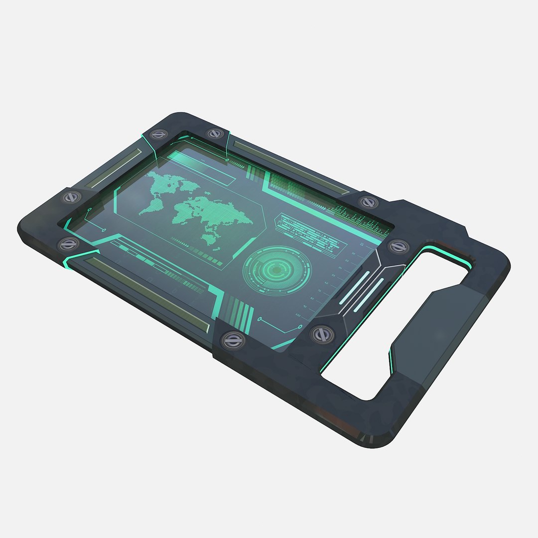 3D ready sci fi tablet pc - TurboSquid 1521856