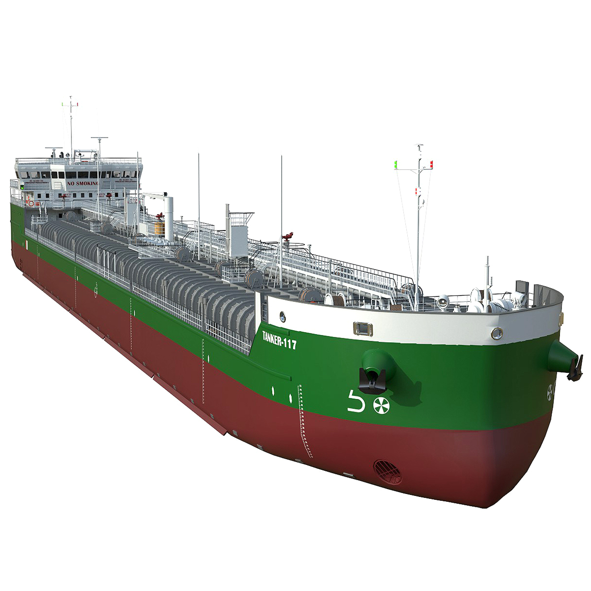 TANKER SHALLOW DRAFT GRÜN 3D-Modell - TurboSquid 1521938