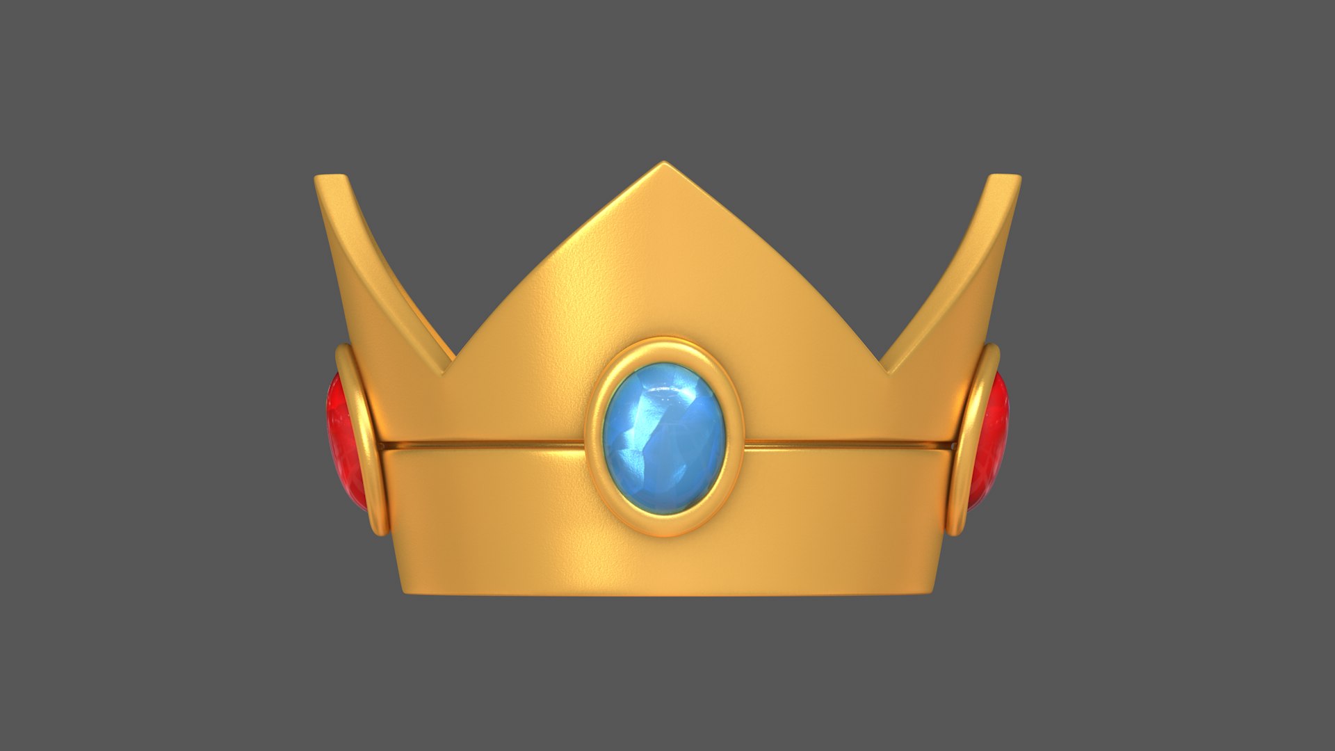 Princess Peach Crown - 슈퍼 마리오 자산 3D 모델 - TurboSquid 1522025