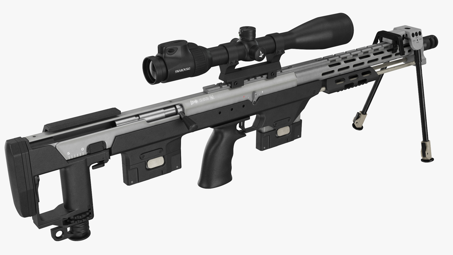 Sniper rifle dsr-1 3D model - TurboSquid 1495823