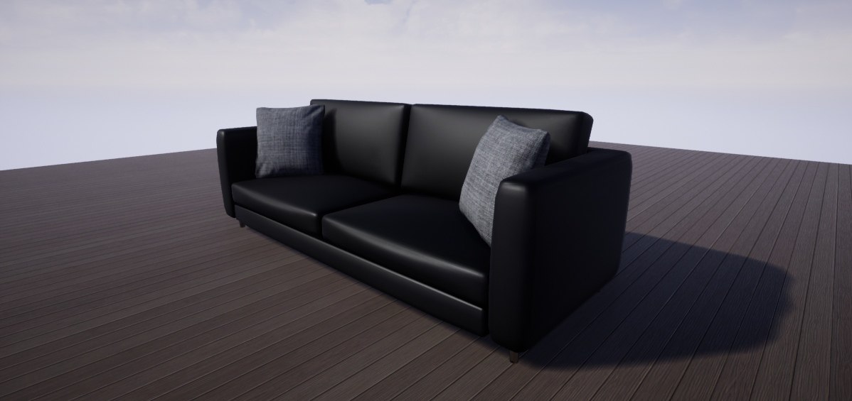 3D sofa ue4 unity - TurboSquid 1522216