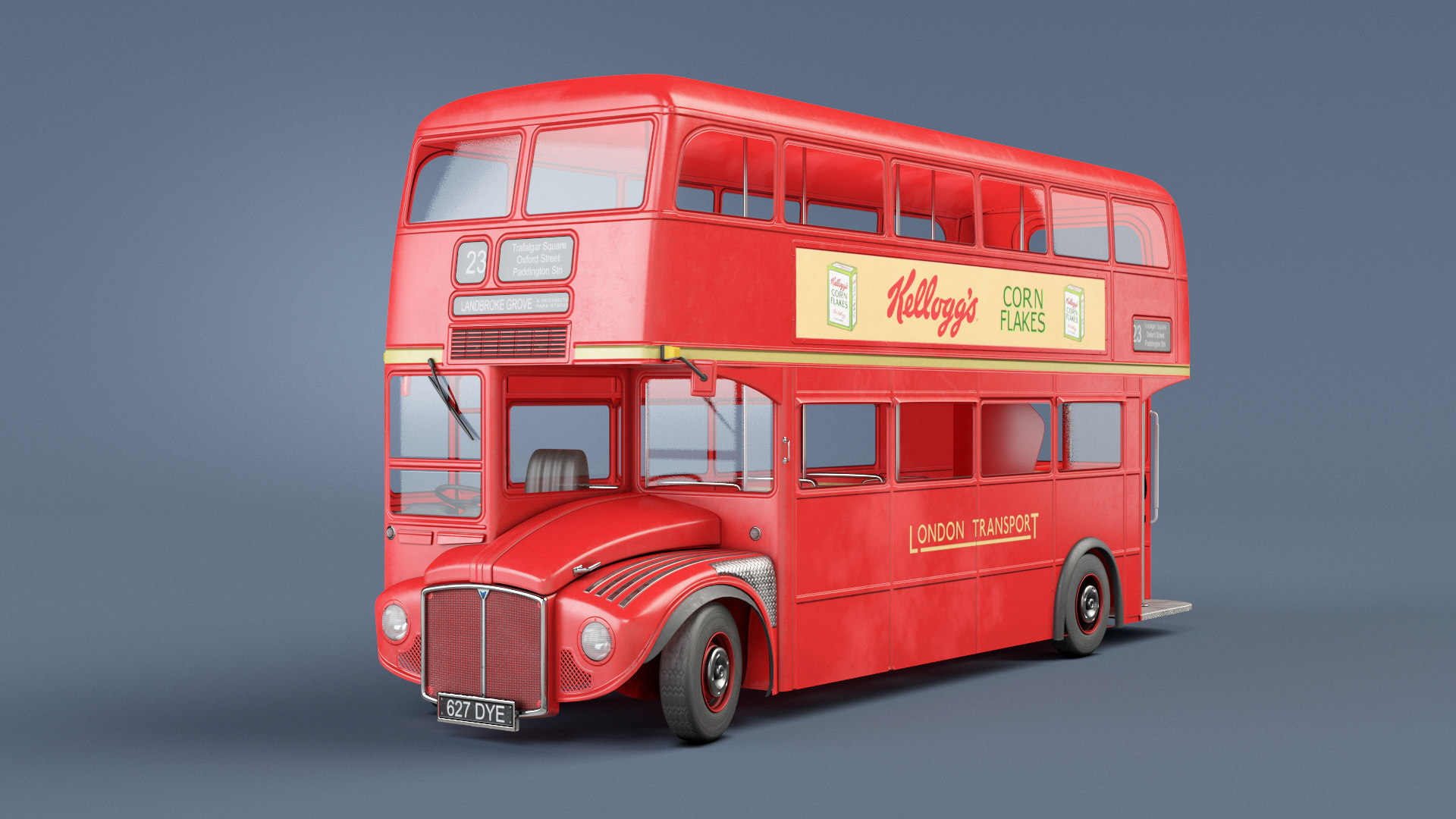 3D model london routemaster bus - TurboSquid 1522586