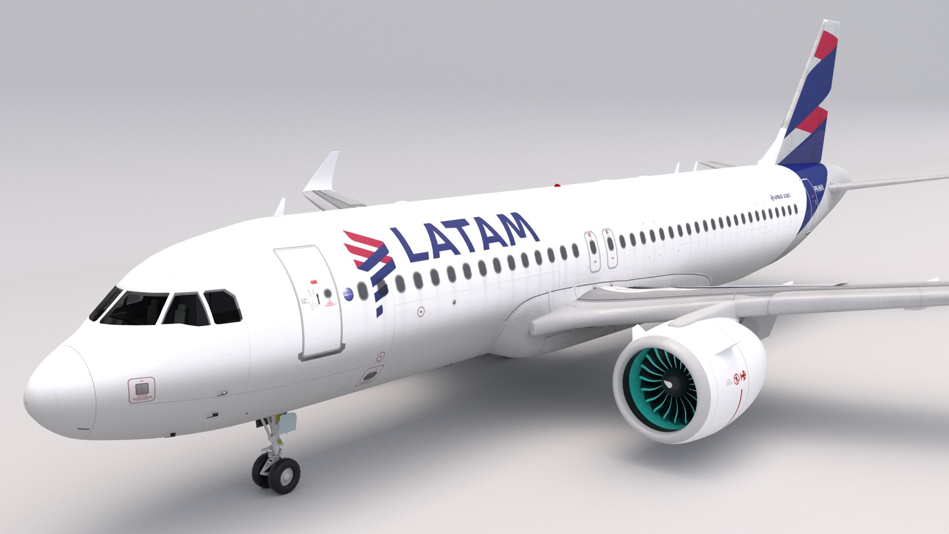 Latam airlines a320 model - TurboSquid 1522486