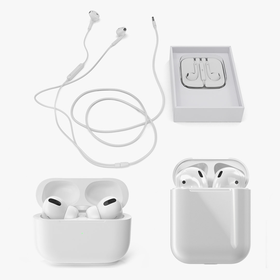 3D apple earpods 2 model - TurboSquid 1522551