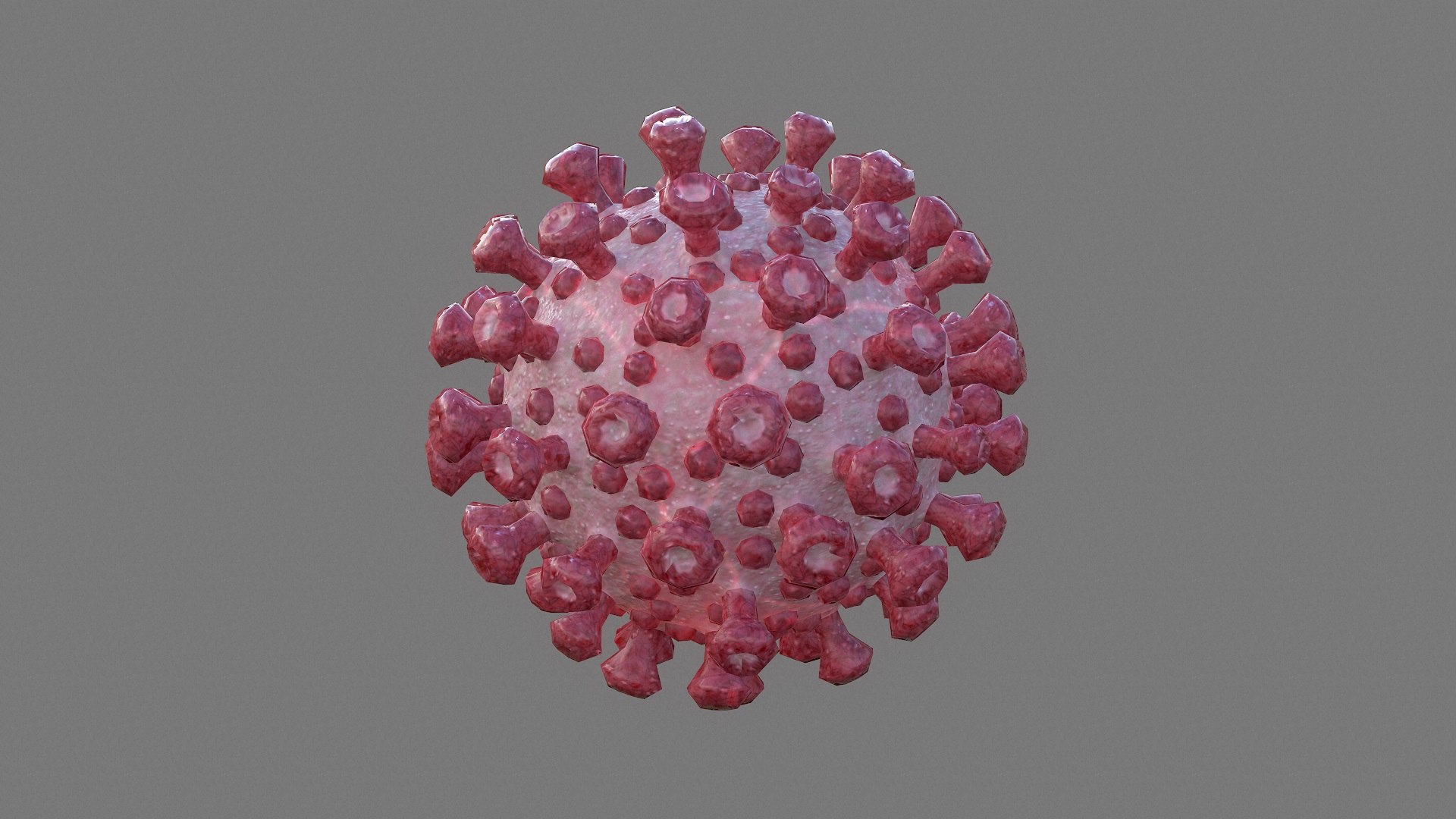 3D virus realtime gaming - TurboSquid 1522658