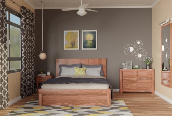 Bedroom Blender Models for Download | TurboSquid