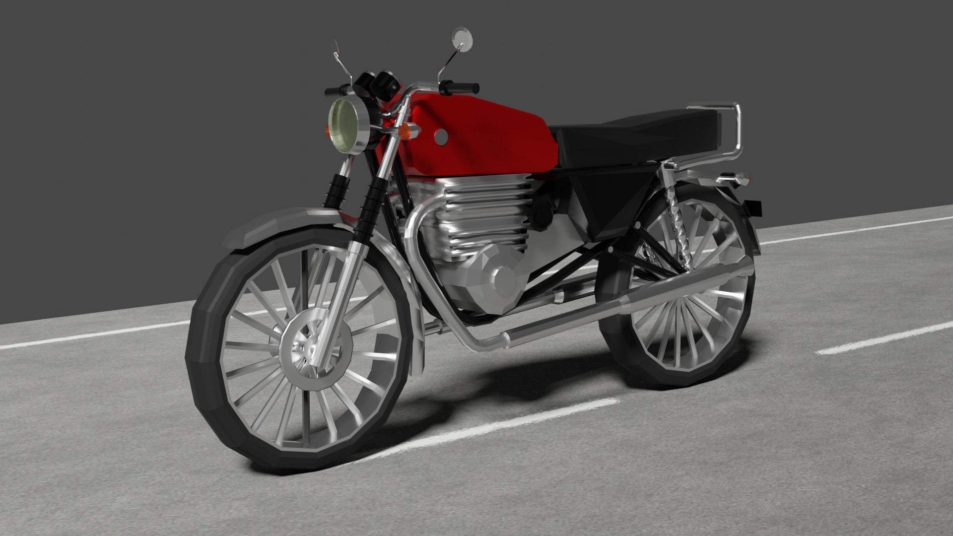 Free simple motorcycle 3D - TurboSquid 1522949