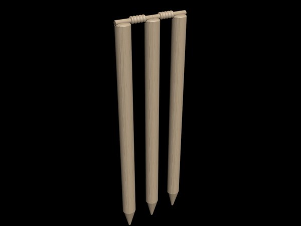 3D cricket stumps - TurboSquid 1523014