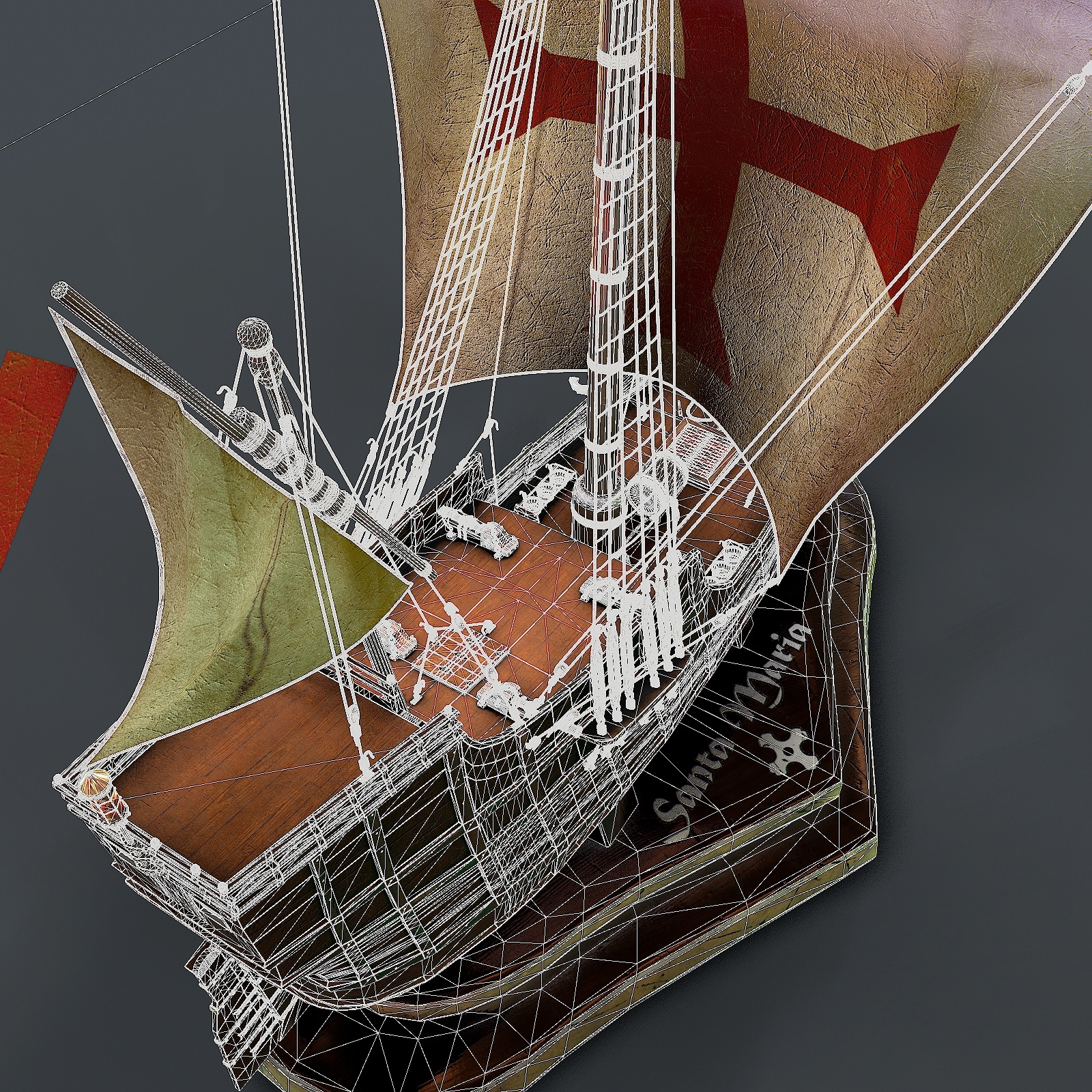 Santa maria ships model - TurboSquid 1523018