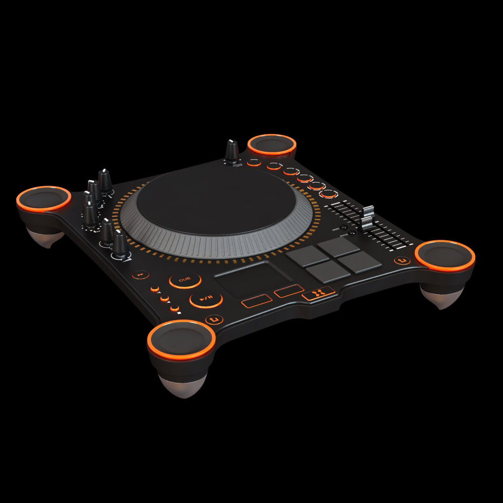 3D dj mixer model - TurboSquid 1523037